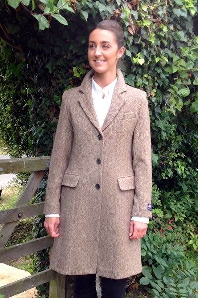 Shetland Wool Coat, Sand - Manteaux